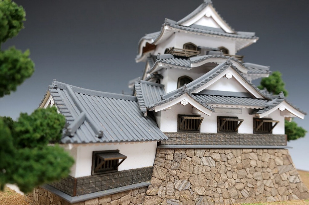 Hikone Castle, Japanese Castle Model Kits, by Woody JOE