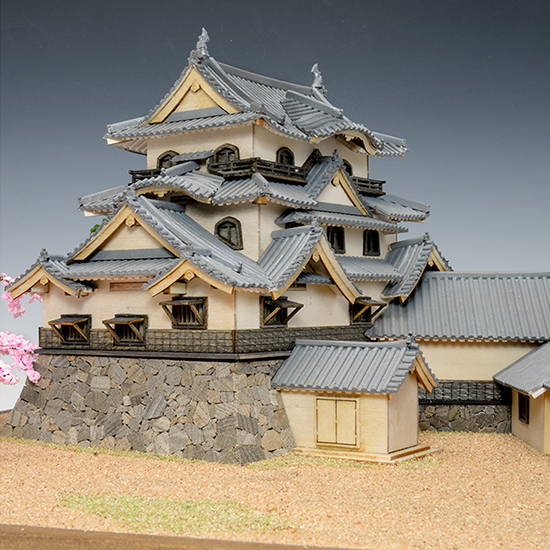 Hikone Castle, Japanese Castle Model Kits, by Woody JOE