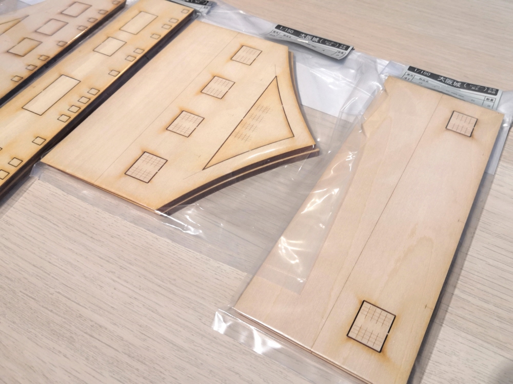 Osaka Castle, Castle Model Kits, by Woody JOE