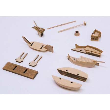 CATALAN SHIP Ship in Bottle Kit, by Woody JOE