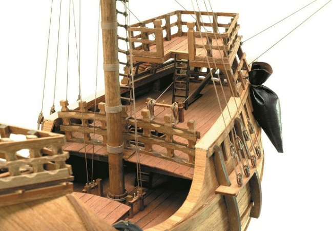 CATALAN SHIP Wooden Sailing Ship Model Kits, by Woody JOE