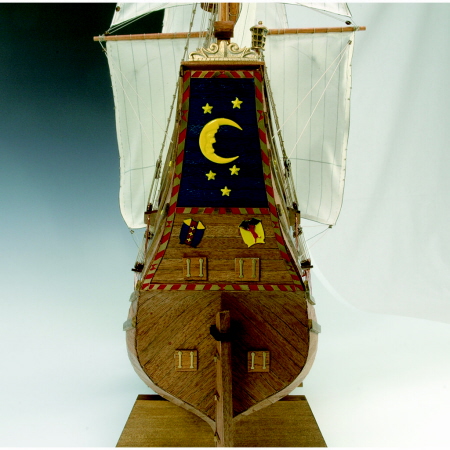 HALF MOON Wooden Sailing Ship Model Kits, by Woody JOE