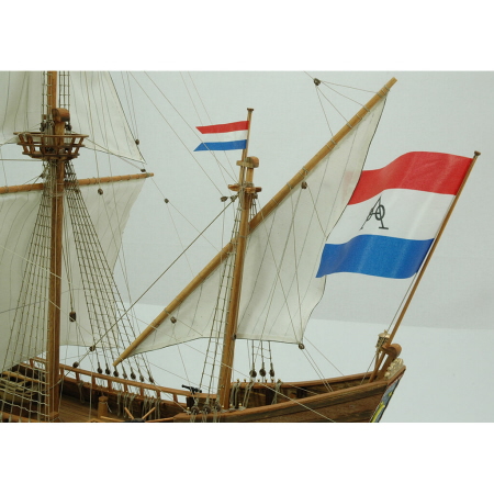 HALF MOON Wooden Sailing Ship Model Kits, by Woody JOE