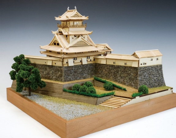 Kouchi Castle, Japanese Castle Model Kits, by Woody JOE