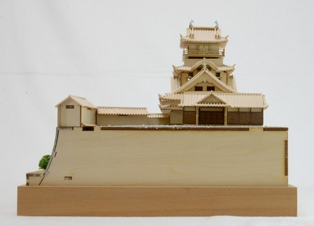 Kouchi Castle, Japanese Castle Model Kits, by Woody JOE